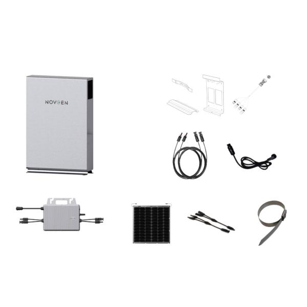 Quality Balcony Solar Power Station Balcony Energy Storage 2400WH Flexible Solar Panel for sale