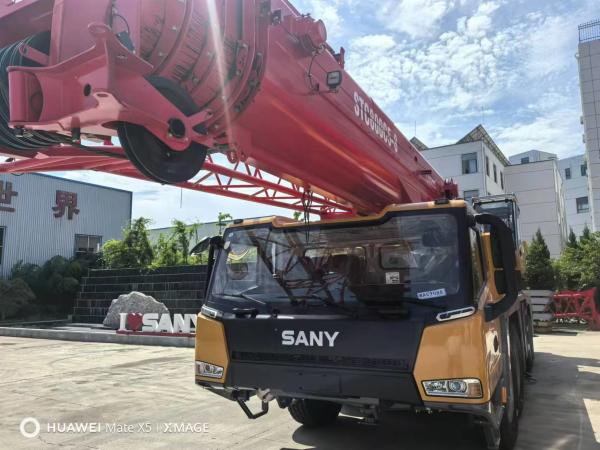 Quality 80C5-8 Pro Version Sany Truck Crane July 2024 23t Counterweight Truck Mounted Crane for sale