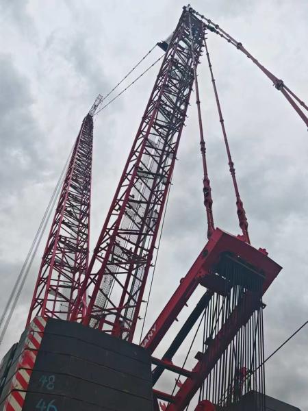 Quality 2021 SANY 800T 800 Ton Crawler Crane Counterweight 650T Fatigue Resistant for sale