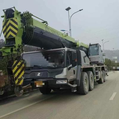 中国 Zoomlion ZTC100V6-1 クレーン 60.5m Jib 長さ 300kW エンジンの名乗電力 2023.3 生産年 販売のため