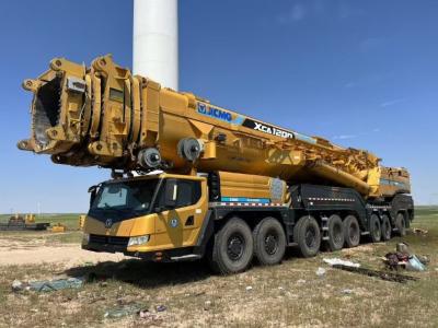China 2018 XCMG Used Truck Crane XGC1200 1200t Crane with 400t Counterweight and 6982 Running Time for sale