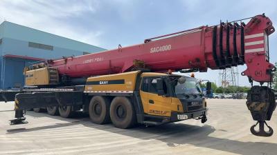 China 2018 Sany SAC3500C8-8 350-ton 70-meter hoofdboom 140-ton tegengewicht 78-meter toren conditie met super lift Mercedes-Benz motor Te koop
