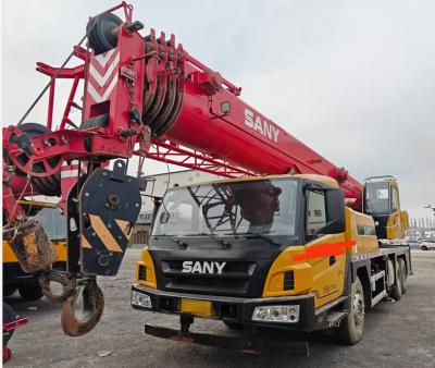 China 2022 Sany Used Crane STC250E5-1 Truck Crane 25T Lifting Capacity 6.4T Counterweight 41M Boom Length Yuchai Engine  Mobile Crane Manufacturer for sale