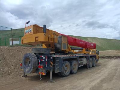Китай 2023 Sany Использованный кран STC800E5 Главный бум 66м Гиб 18,5м Противовес 16т Время ходьбы 2793h Пробег 11,311 км Очень хорошие условия работы продается