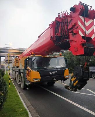 China 2023 Sany Gebruikte kraan SAC2200C8-8 Hoofdboom 88m Jib 20m Tegengewicht 74t Lopentijd 1793h Kilometer 9311km Uitstekende werkomstandigheden Te koop
