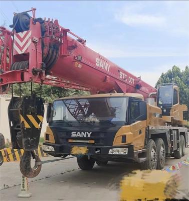 China 2020 Sany Gebruikte kraan STC700T Hoofdboom 49.5m Jib 17.5m Tegenwicht 20 ton Lopentijd 3840h Kilometer 23369km Uitstekende werkomstandigheden. Te koop