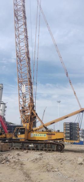 Quality 2017 Production Date XCMG Second-Hand Crawler Crane XGC260 93m Main Boom 66m Tower Jib 142t Counterweight 15000hrs Running Time for sale