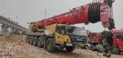 Κίνα Το 2019 Sany δευτερεύον γερανό SAC1300T7 Κεντρικό βραχίονα 73 μέτρα, Jib 17,5 μέτρα, αντίβαρος 50 τόνους, χρόνος λειτουργίας 2614h, χιλιόμετρο 22624km, εξαιρετικές συνθήκες εργασίας. προς πώληση