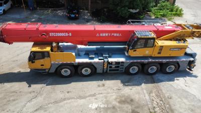 China 2024 Sany guindaste de segunda mão STC1600C8-8 Braço principal 88 metros Jib 30 metros contrapeso 57 toneladas Excelente condição de trabalho. for sale