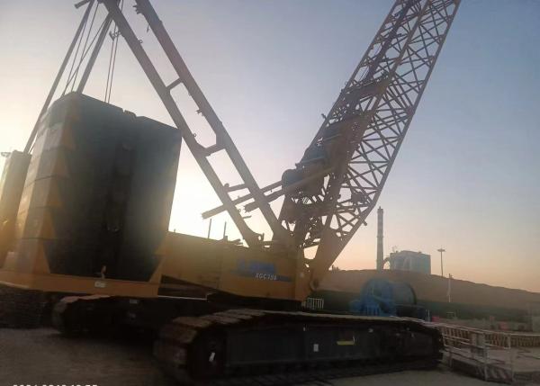 Quality 2021 XGC350 Second-Hand Crane by XCMG Main Arm Length 24-87m Tower Jib 20-66m Counterweight 282t Running Time 3540h for sale