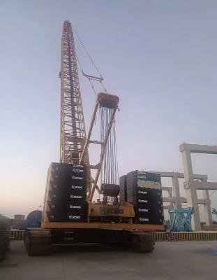 China 2021 XCMG Second-Hand-Kran XGC350 Hauptarmlänge 24-87 Meter Turm Jib 20-66 Meter Gegengewicht 282 Tonnen Laufzeit 3540h hervorragende Arbeitsbedingungen. zu verkaufen