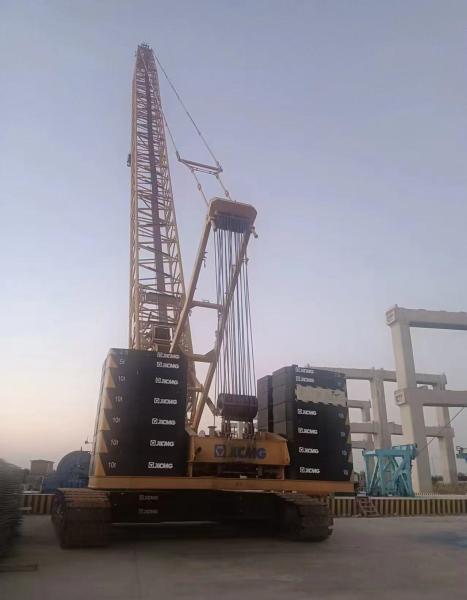 Quality 2021 XGC350 Second-Hand Crane by XCMG Main Arm Length 24-87m Tower Jib 20-66m for sale