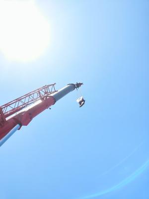 China 2021 Sany STC800E5 guindaste usado 50m braço principal 17,5m Jib comprimento 80t Capacidade 20t contrapeso em excelentes condições de trabalho à venda