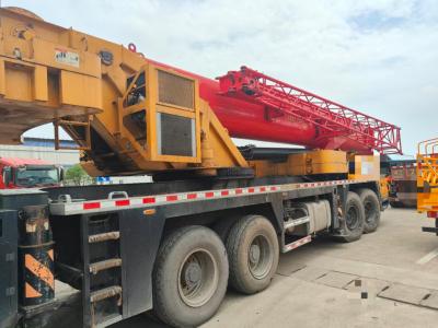 China 2021 Sany STC800E5 guindaste usado 50m braço principal 17,5m Jib comprimento 80t Capacidade 20t contrapeso em excelentes condições de trabalho à venda