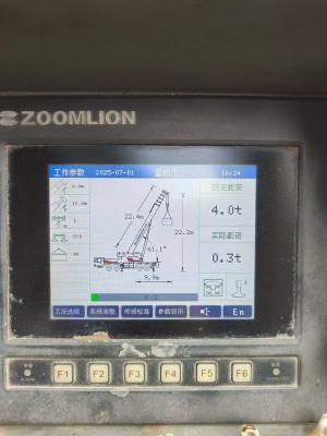 China Excellent Working Condition 2014 Zoomlion QY25V5 Used Crane with 25t Hook Main Arm 40 Meters Auxiliary Arm 8 Meters Counterweight 7.2 Tons for sale