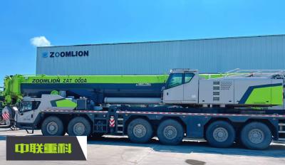 中国 2022 Zoomlion 中古クレーンZAT4000A863 90mブーム,48mジブ,150t対重量,および2041h運用寿命. 優れた作業条件. 販売のため