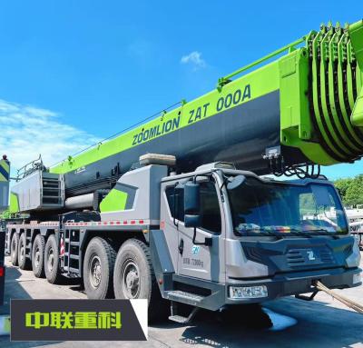 中国 2022 Zoomlion 中古クレーンZAT4000A863 90mブーム,48mジブ,150t対重量,および2041h運用寿命. 優れた作業条件. 販売のため