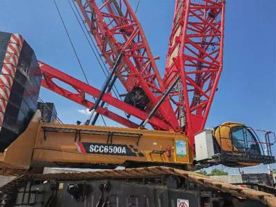 중국 2019 Sany 사용 크레인 SCC 6500 메인 붐 147 + 12m 반중량 560 톤 운영 시간 1041h 우수한 상태. 판매용