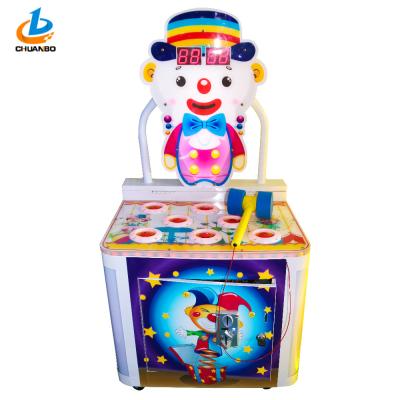 中国 道化師の子供のアーケード機械/シミュレーターのハンマーのゲーム センターの木の箱 販売のため