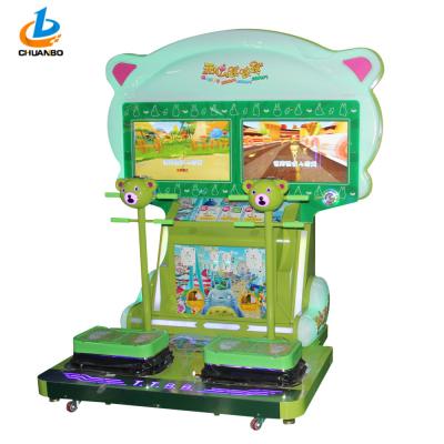 Cina Macchina a gettoni di salto del gioco di sport con il trampolino del doppio del fumetto in vendita