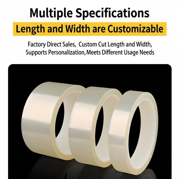 Quality Ultra Clear PET High Temperature Tape with No Residue and 180-220℃ Heat Resistance for Electronics for sale