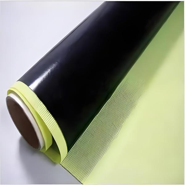 Quality Black PTFE High Temperature Tape With Yellow Release Paper Anti-static Self Adhesive Teflon Tape for sale