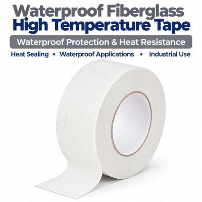 China Waterproof Fiberglass Tape (Waterproof Glass Fiber Tape / Moisture-Resistant Fiberglass Tape / Water-Resistant Glass Cloth Tape) – For Insulation, Sealing & Reinforcement for sale