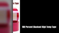 Nomay Black PET High Temp Tape Zero Light Leakage Solution