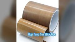 High Temp PTFE Fiberglass Tape Durable Non Stick Solution