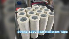 Acrylic Glass Cloth Tape 155C Heat Resistant Insulation