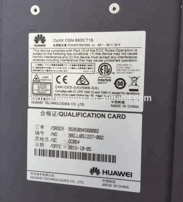 Китай Доска PIU OSN 8800 TN16PIU интерфейса силы DWDM OSN8800 продается