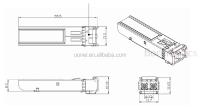 China SFP-1GE-LX,Small Form Factor Pluggable 1000Base-LX Gigabit Ethernet Optic Module for sale