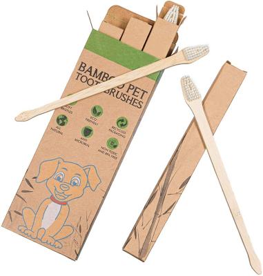 China Who respects the environment; Pets 100% Biodegradable Biodegradable Toothbrush , Bamboo Toothbrush For Dog for sale