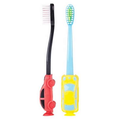 Cina Who respects the environment; High Quality Biodegradable Car Kids Suction Toothbrush in vendita