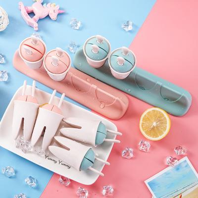 China Homemade Popside Mold Reusable Popsicle Molds PP plastic BPA Free, Ice Pop Molds Ice Tray Molds Holder for sale