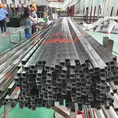 China Plain 201 Ss Square Pipe Rectangular Jindal Ss 304 Square Pipe Price List for sale