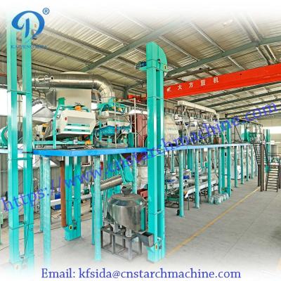 China HIGH QUALITY INDUSTRIAL CORN FLOUR MILL PLANT for sale