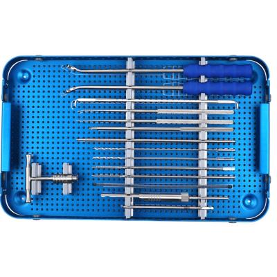 China Spinale Implantats-hintere zervikale Fixierungs-orthopädischer Chirurgie-Instrument-Satz zu verkaufen