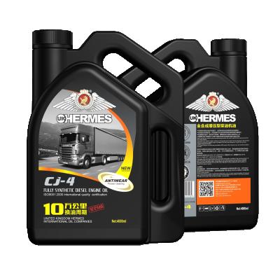 China 100000km Drain Interval Heavy Duty Diesel Engine Oil With API CJ-4 ACEA E7 Superior Soot Control for sale