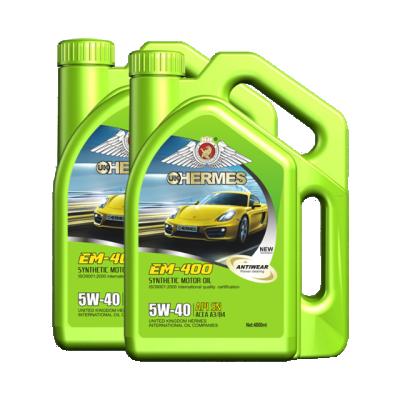 China Customization API SN 5W40 Synthetic Gasoline Engine Oil For High Mileage Vehicles for sale