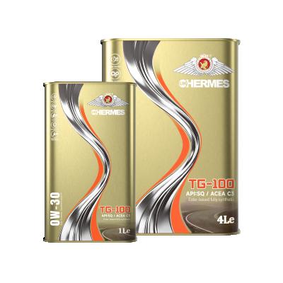 China Full Synthetic Ester 0W30 Racing Engine Oil API SQ And ACEA C3 Engine Oil for sale