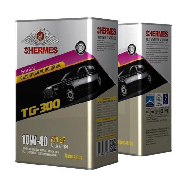 Quality TG-300 API SP 10W-40 Full Synthetic Gasoline Engine Oil 4L for Passenger Cars and Light Commercial Vehicles for sale