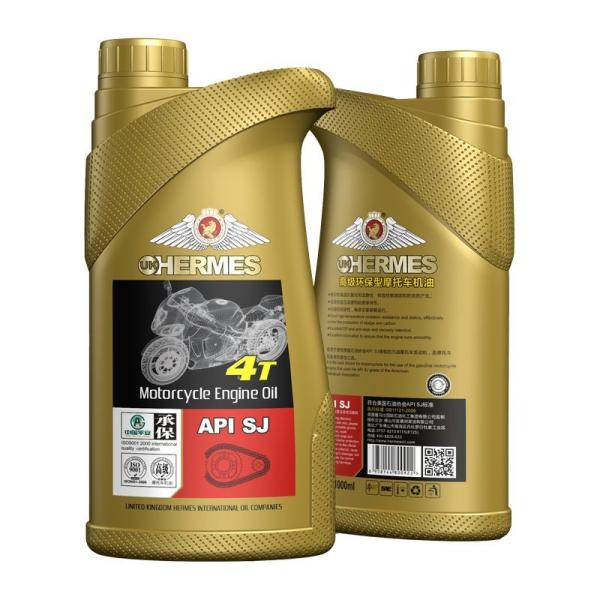 Quality API SJ High-Performance 4-Stroke Motorcycle Engine Oil in 1L Pack for Private Label Manufacturing for sale