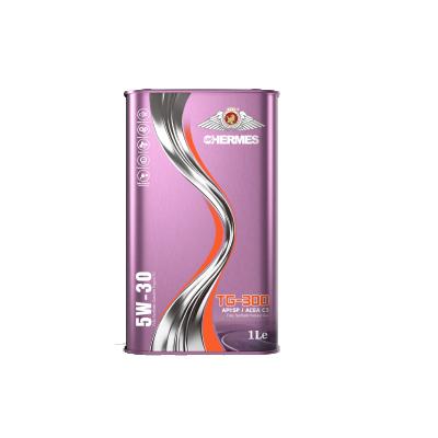 China TG-300 API SP 5W-30 ACEA C3 Full Synthetic Gasoline Engine Oil 1L for Passenger Cars and Light Commercial Vehicles for sale