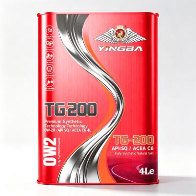 China API SQ ACEA C6 0W-20 Full Synthetic Gasoline Engine Oil Passenger Car Motor Oil for OEM Private Label for sale