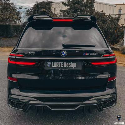 China BMW X7 Carbon fiber Body Kit X7 LD stijl carbon fiber voorlip diffuser Spoiler kap wiel boog Te koop