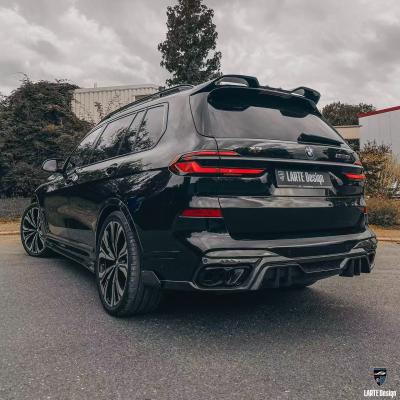 China BMW X7 Carbon fiber Body Kit X7 LD stijl carbon fiber voorlip diffuser Spoiler kap wiel boog Te koop