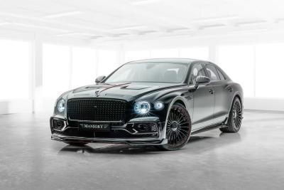 Cina Bentley Flying Spur Corpo in fibra di carbonio Kit Flying Spur aggiornamenti stile MANSORY diffusore della bocca anteriore Spoiler cappuccio corpo kit in vendita