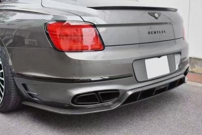 Cina Bentley Flying Spur Corpo in fibra di carbonio Kit Flying Spur aggiornamenti stile MANSORY diffusore della bocca anteriore Spoiler cappuccio corpo kit in vendita