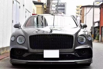 Cina Bentley Flying Spur Corpo in fibra di carbonio Kit Flying Spur aggiornamenti stile MANSORY diffusore della bocca anteriore Spoiler cappuccio corpo kit in vendita